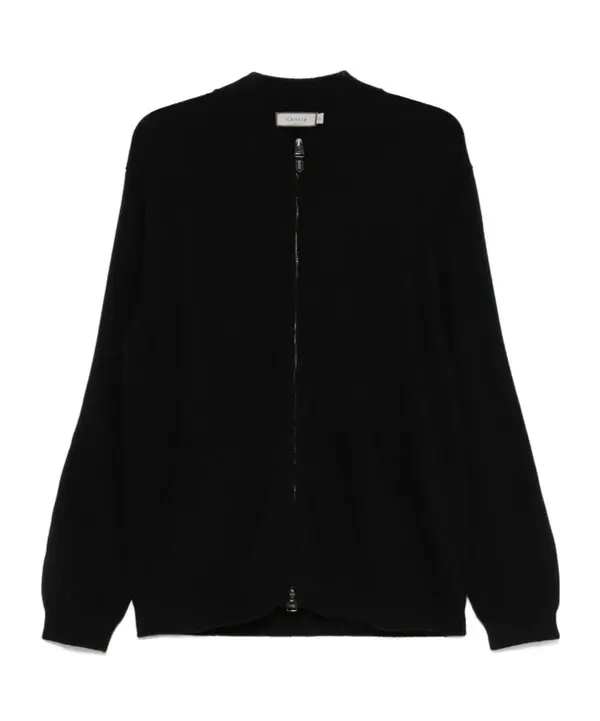 Canali Wool-blend Zip-up Cardigan
