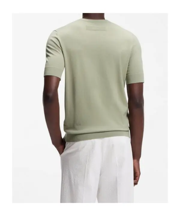 Hugo Boss Crew-neck Short-sleeve Knitted Sweater