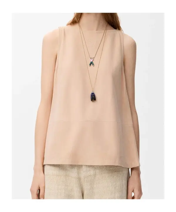 Loewe Top In Suede Goatskin