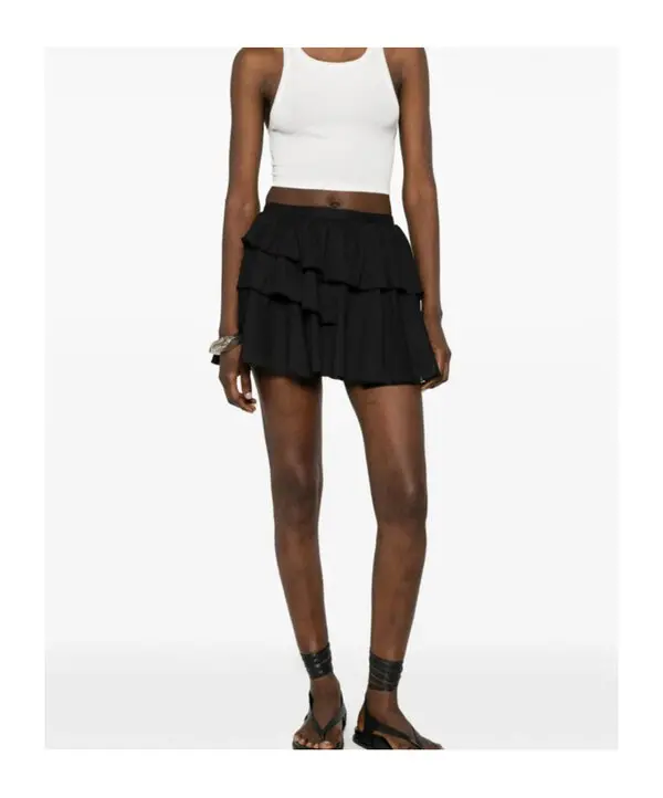 Gimaguas Elastic Waist Midi Skirt