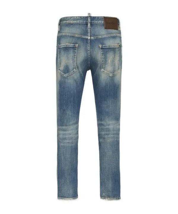 Dsquared2 Medium Sandy Wash Skater Jeans