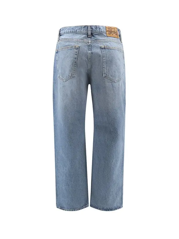 StÜssy Logo-patch Denim Jeans - Blue
