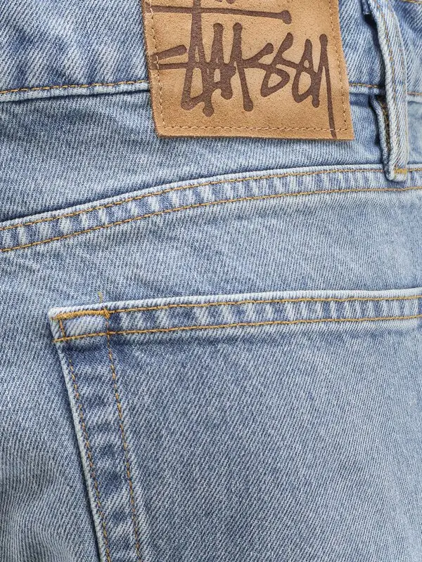 StÜssy Logo-patch Denim Jeans - Blue