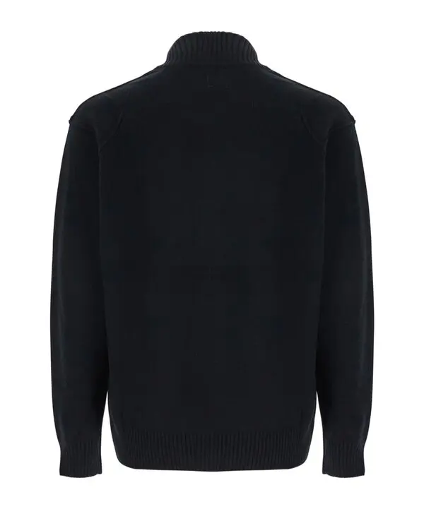 C.P. COMPANY High Neck Logo Plaque Jacket