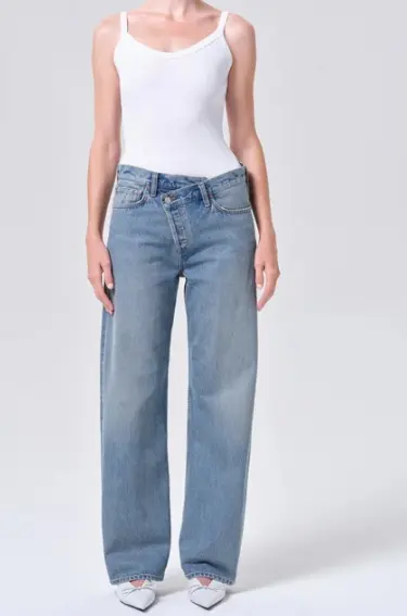 AGOLDE Logo Denim Jeans