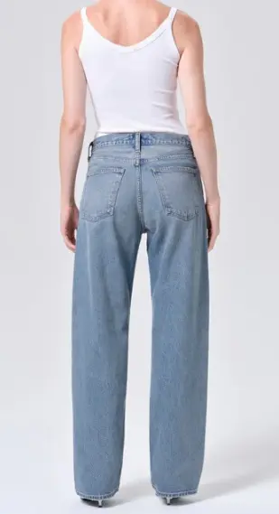 AGOLDE Logo Denim Jeans