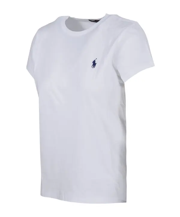 Polo Ralph Lauren Crewneck T-shirt With Embroidered Logo - White