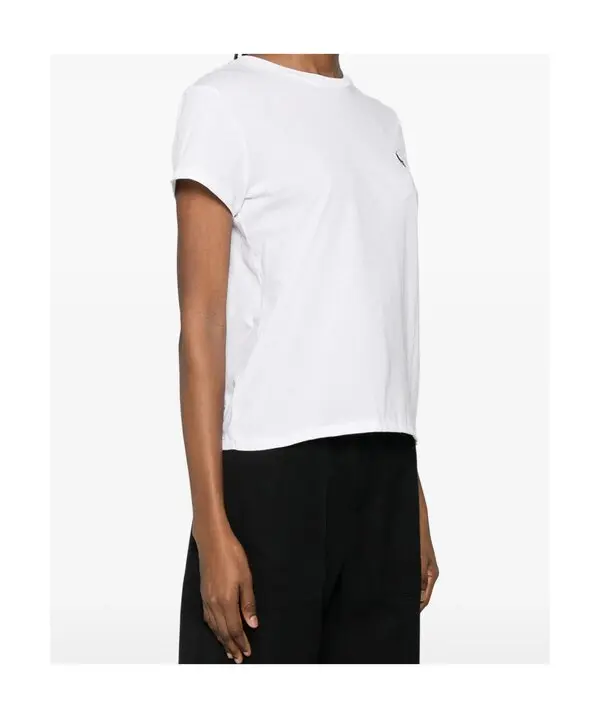 Polo Ralph Lauren Crewneck T-shirt With Embroidered Logo - White