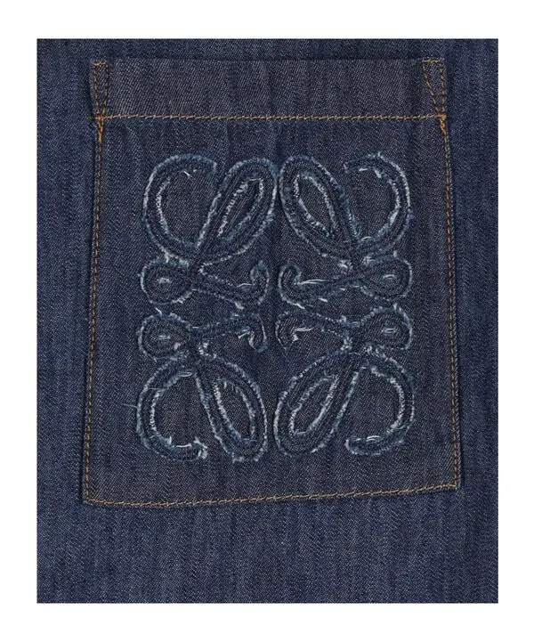 Loewe Short Sleeved Shirt - Denim Blue