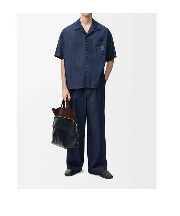 Loewe Short Sleeved Shirt - Denim Blue
