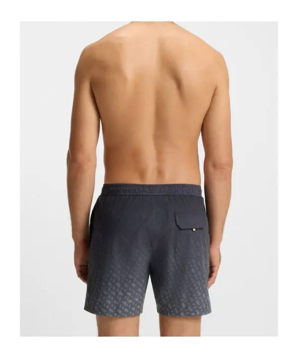 Hugo Boss Logo Badge Drawstring Swim Shorts