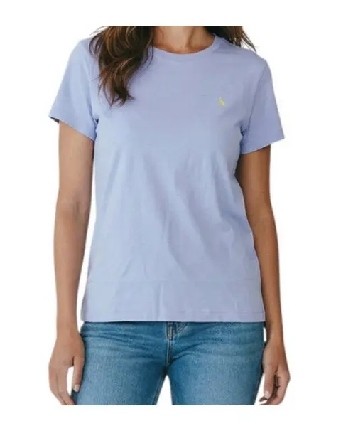 Polo Ralph Lauren Cotton T-shirt With Embroidered Pony - Light Blue