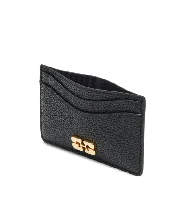 GANNI Logo Engraved Card Holder