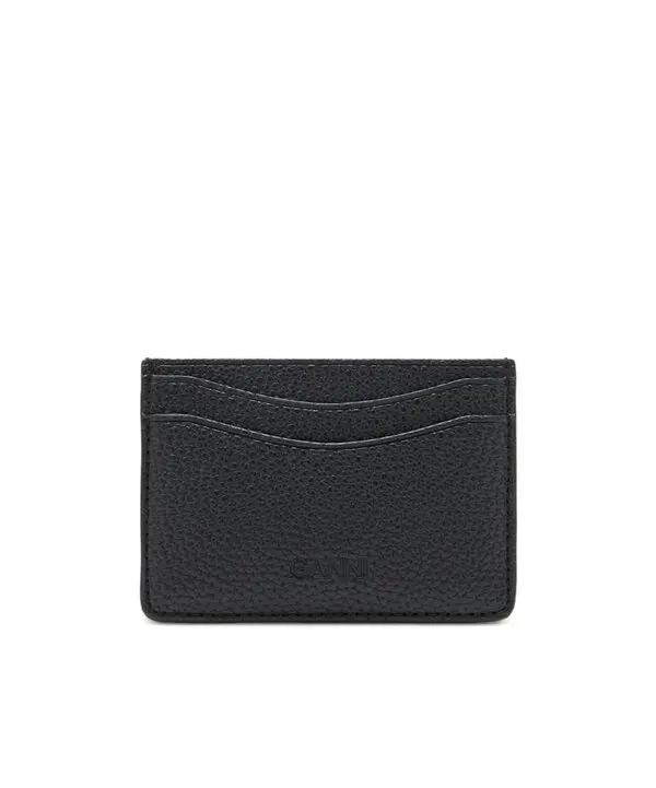 GANNI Logo Engraved Card Holder