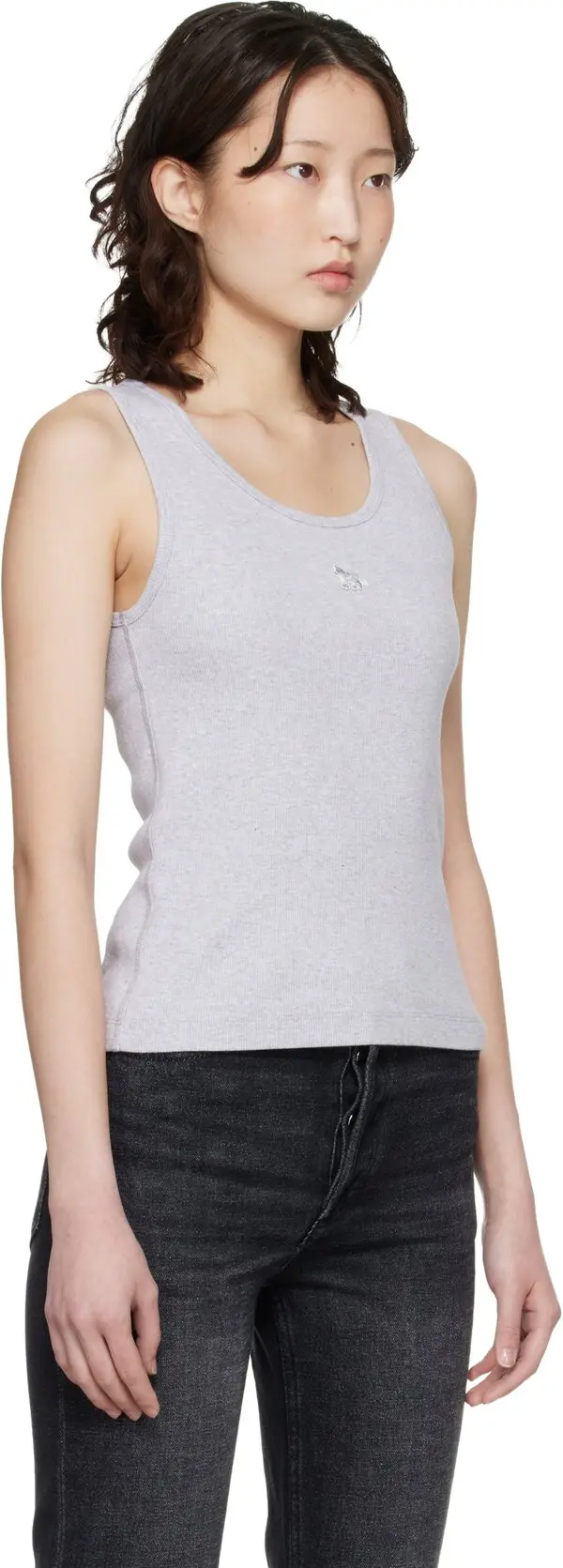 Maison Kitsuné Baby Fox Ribbed Tank Top