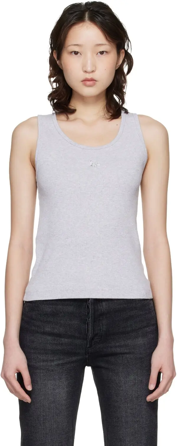 Maison Kitsuné Baby Fox Ribbed Tank Top