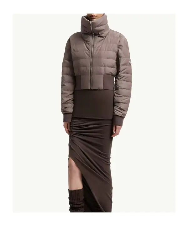 Moncler Rick Owens Cropped Down Jacket