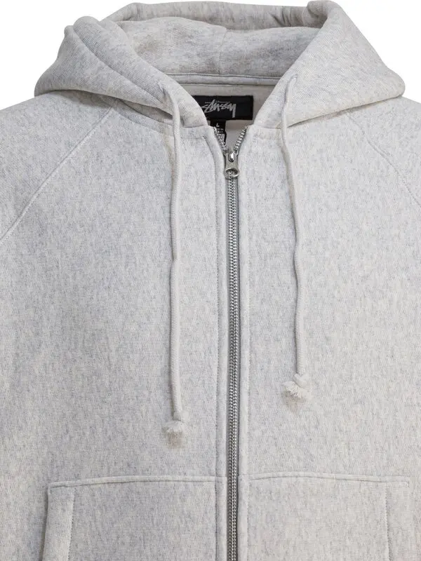 StÜssy Zip Up Hooded Sweatshirt