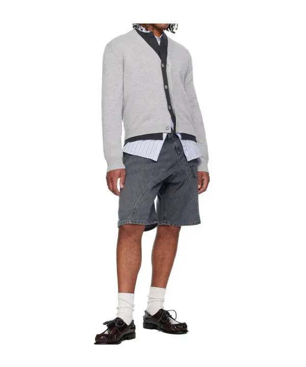 J.W.ANDERSON Twisted Anchor-pocket Denim Shorts