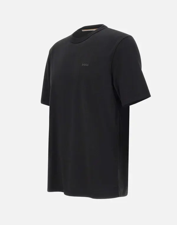 Hugo Boss Logo Embroidered Short-sleeved T-shirt