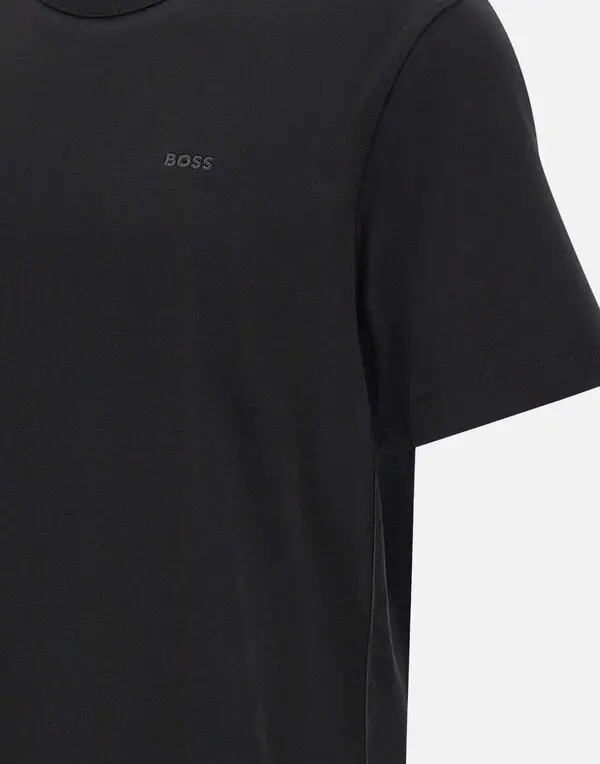 Hugo Boss Logo Embroidered Short-sleeved T-shirt