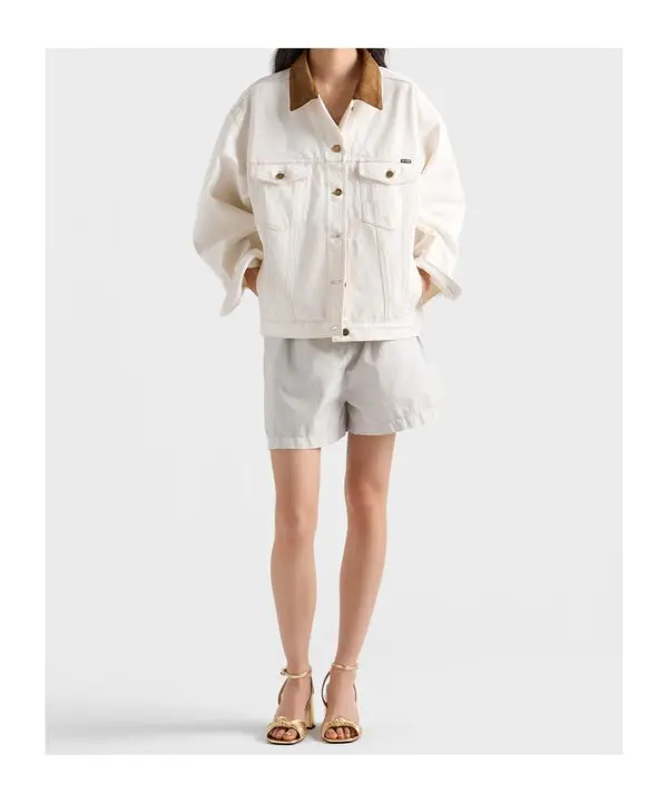 Prada Old Denim Blouson Jacket