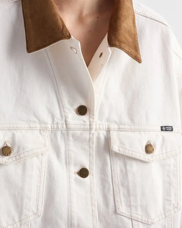 Prada Old Denim Blouson Jacket