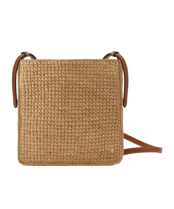 Helen Kaminski Woven Shoulder Bag - Brown