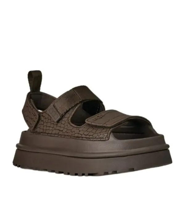 UGG Goldenglow Embossed Platform Sandals