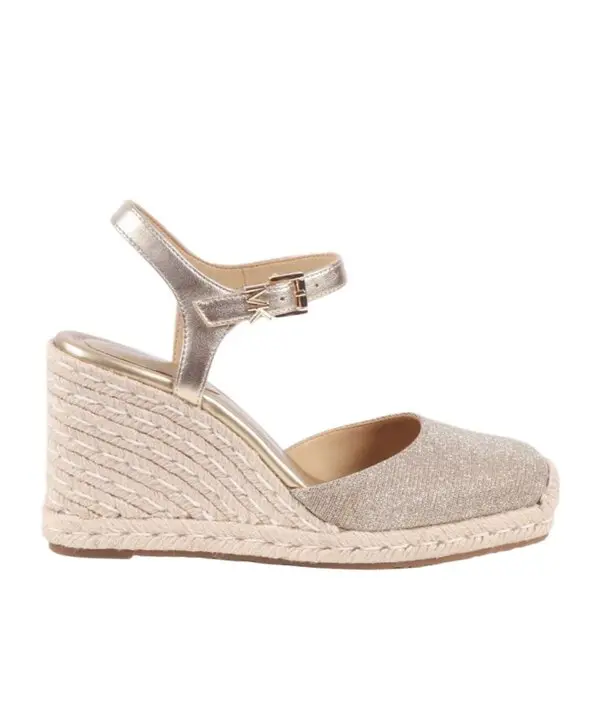 Michael Kors Buckled Platform Espadrilles - Nude