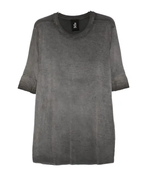 THOM KROM Longline Panel T-shirt