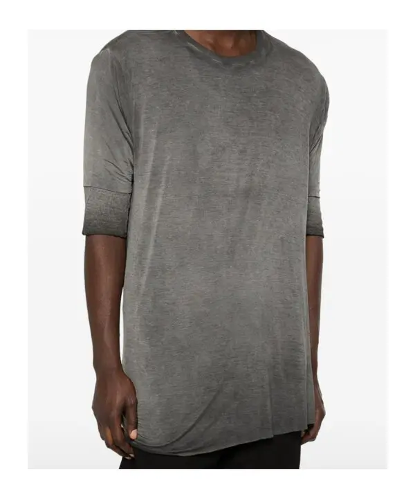 THOM KROM Longline Panel T-shirt