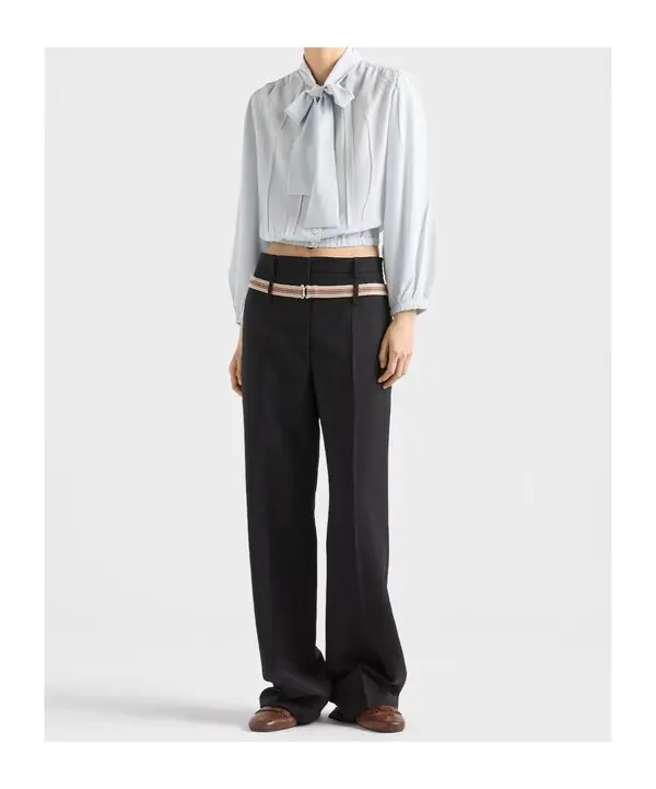 Prada Crepe De Chine Shirt