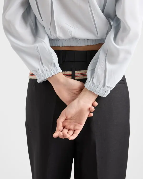 Prada Crepe De Chine Shirt
