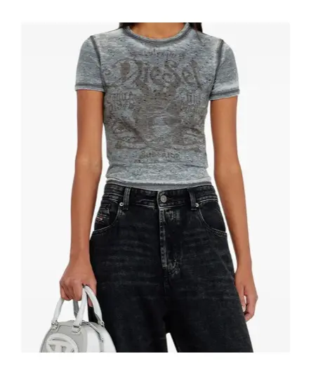 DIESEL® Strass-embellished Burnout T-shirt