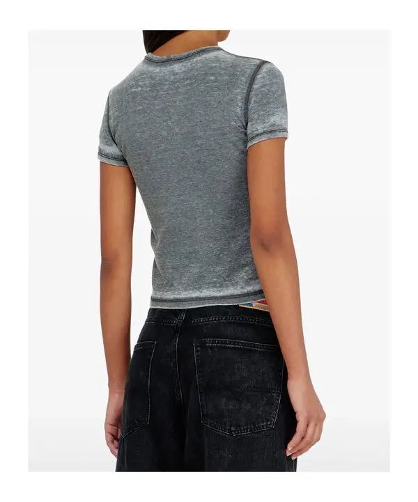 DIESEL® Strass-embellished Burnout T-shirt