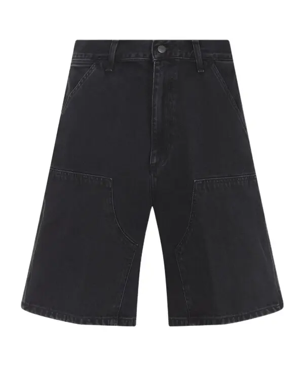 Carhartt Work In Progress Denim Shorts With Belt Loops - Black