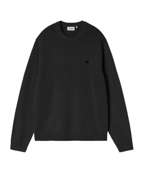 Carhartt Work In Progress Kori Crew Neck Knitted Sweater - Black