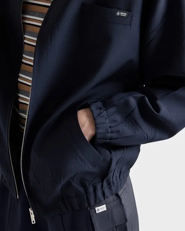 Prada Mohair-wool Blouson Jacket
