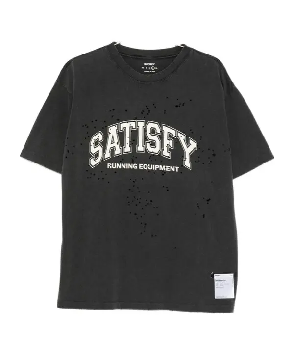 Satisfy Mothtech Distressed Logo T-shirt