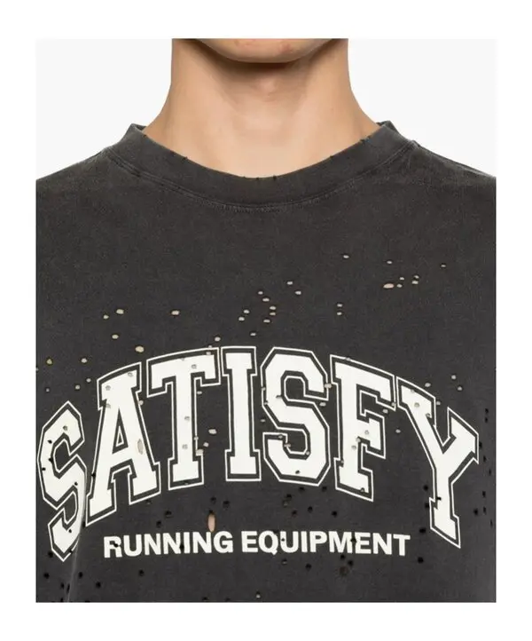 Satisfy Mothtech Distressed Logo T-shirt