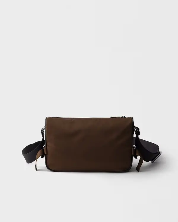 Prada Re-nylon And Leather Shoulder Bag