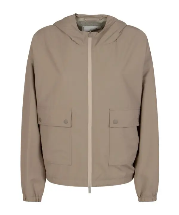 Peserico Long-sleeved Casual Jacket