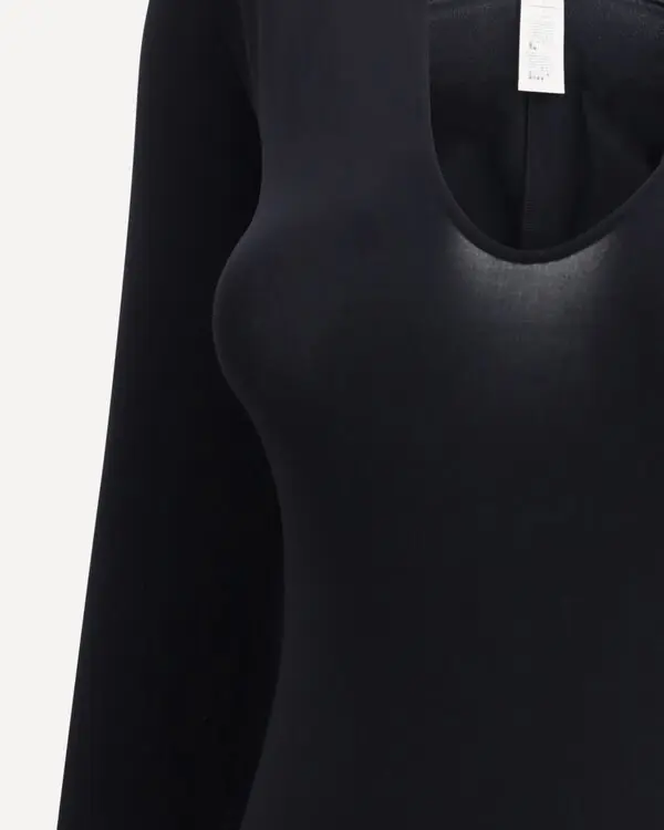 Wolford V-neck Long-sleeve Bodysuit