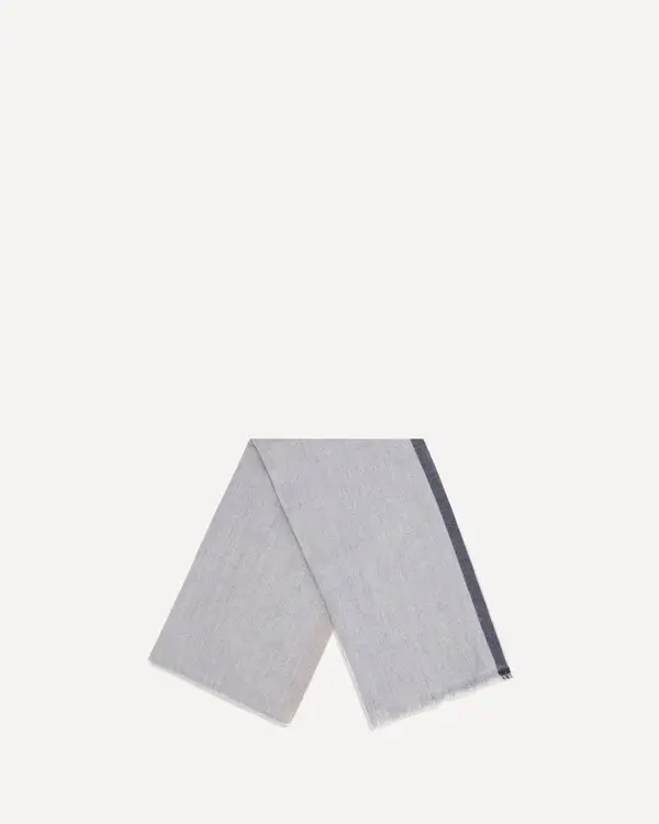 Brunello Cucinelli Cashmere Scarf - Grey
