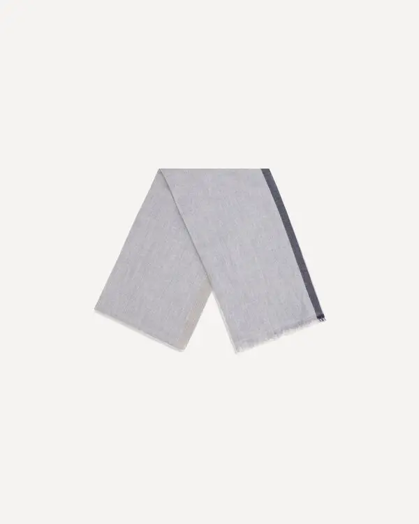 Brunello Cucinelli Cashmere Scarf - Grey