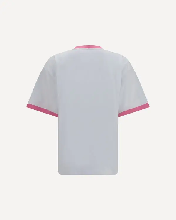 Versace Cotton Jersey T-shirt With Medusa Polaroid Print - White