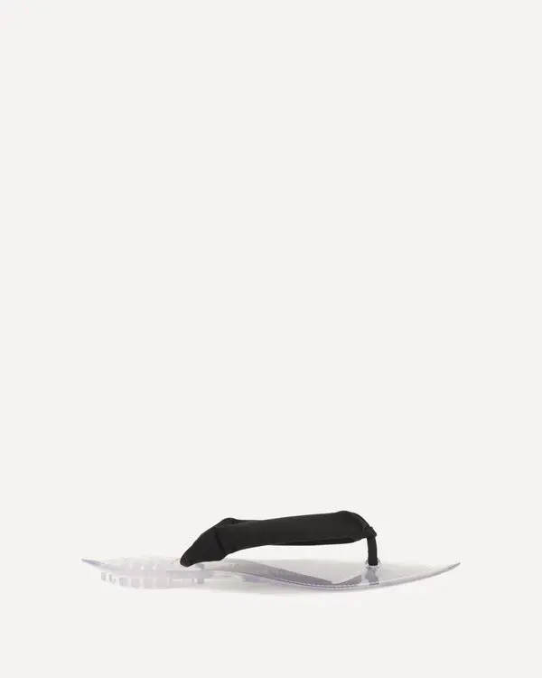 Alaïa Satin Flip-flop Sandals