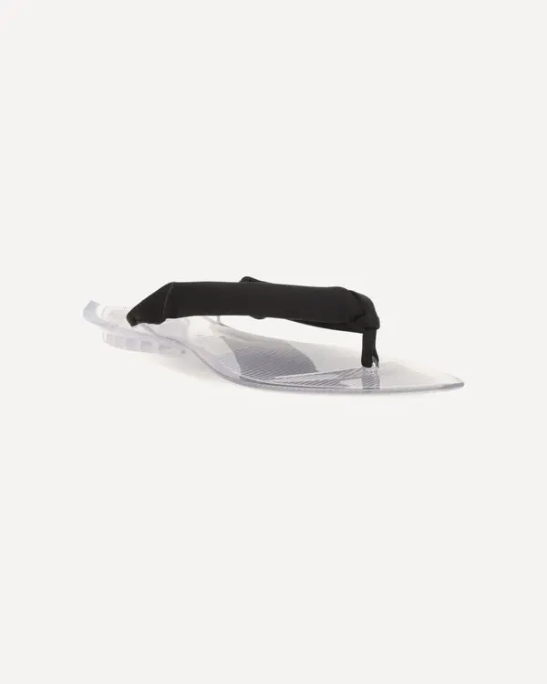 Alaïa Satin Flip-flop Sandals