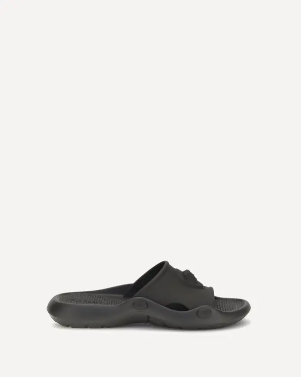 Versace Nettuno Rubber Slide - Black